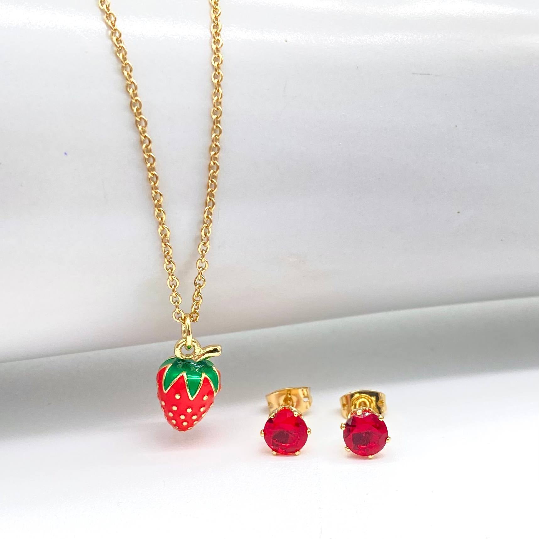 JUEGO FRESAS – Mael Joyería